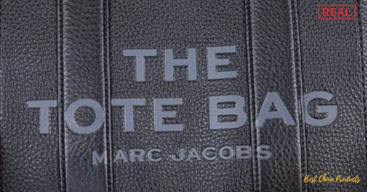 Echte und gefälschte Marc Jacobs Tote Bag | Wie kann man den ...