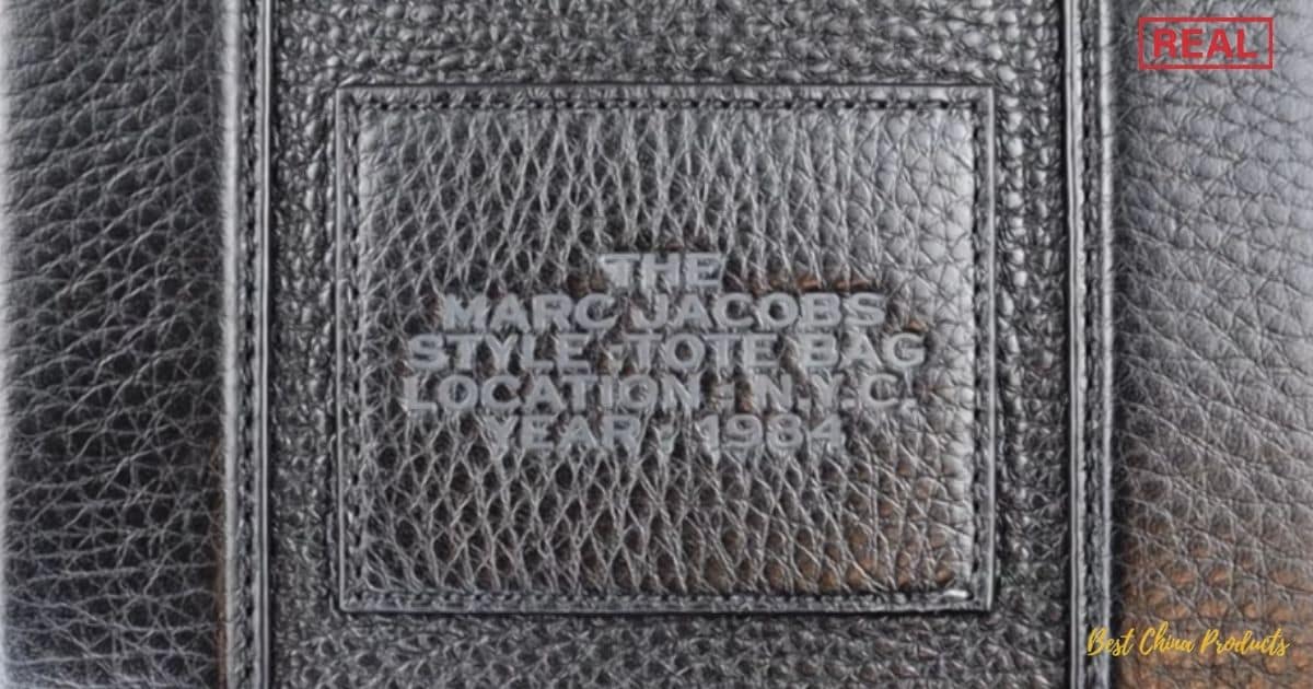Echte und gefälschte Marc Jacobs Tote Bag | Wie kann man den ...