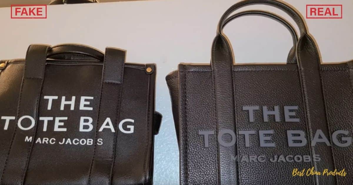 Real vs Fake Marc Jacobs Tote Bag | How to Tell the Difference in 2024 ...